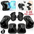 6 Pack Kids & Youth Protective Gear - Knee, Elbow Pads for Skating ...
