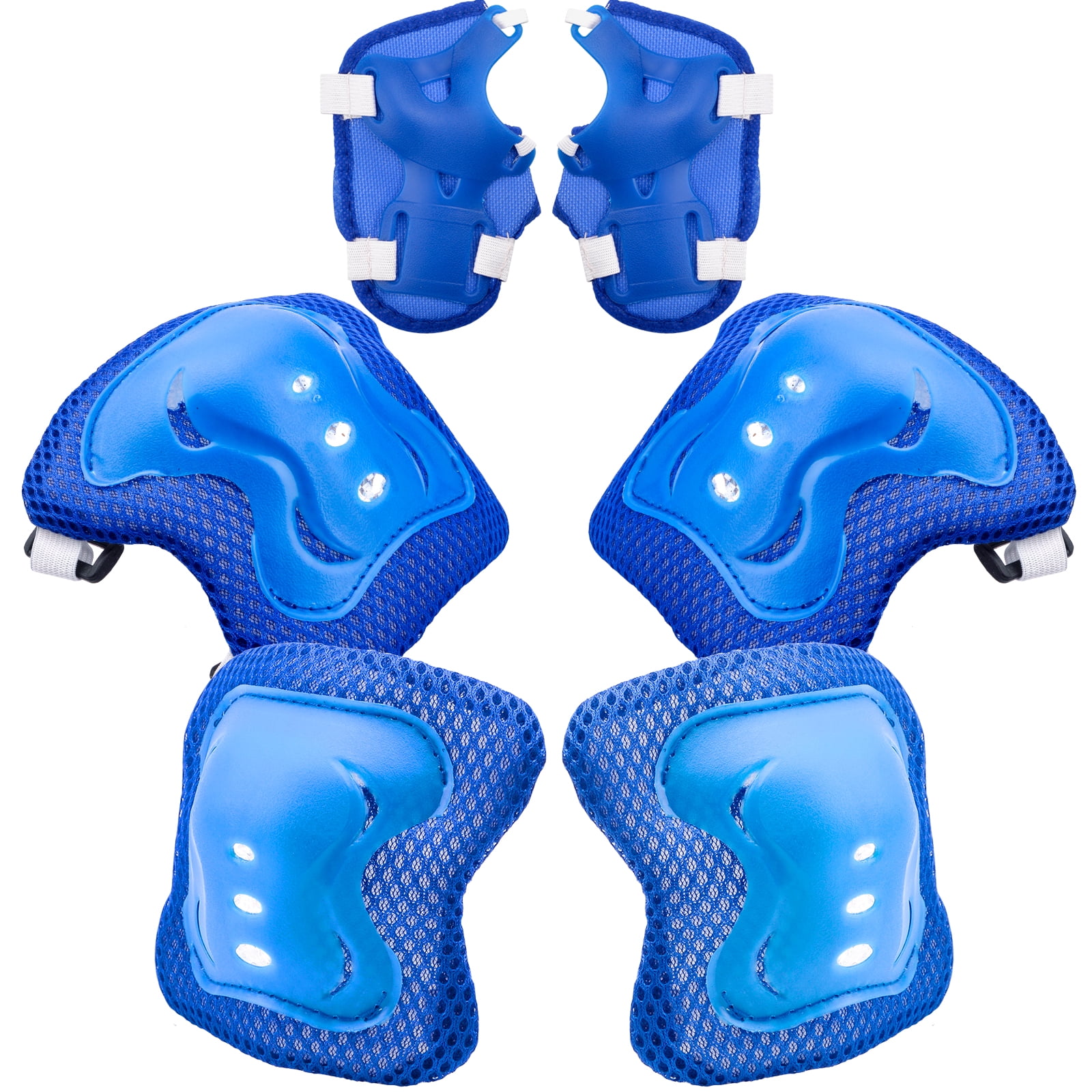 6 Pack Knee & Elbow Pads for Kids Youth Children Outdoor Activities ...