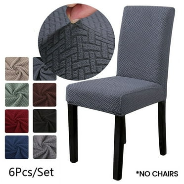 Sure Fit Stretch Jacquard Damask Short Dining Room Chair Slipcover ...