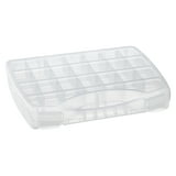 6 Pack: Large Adjustable Compartment Bead Storage Box with Handle by ...