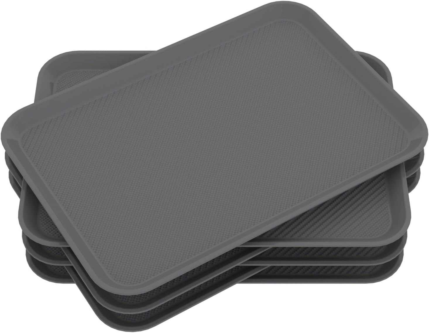 6 Pack Large Plastic Boot Tray, Rectangular Tray for Shoes/Pet/Potted ...