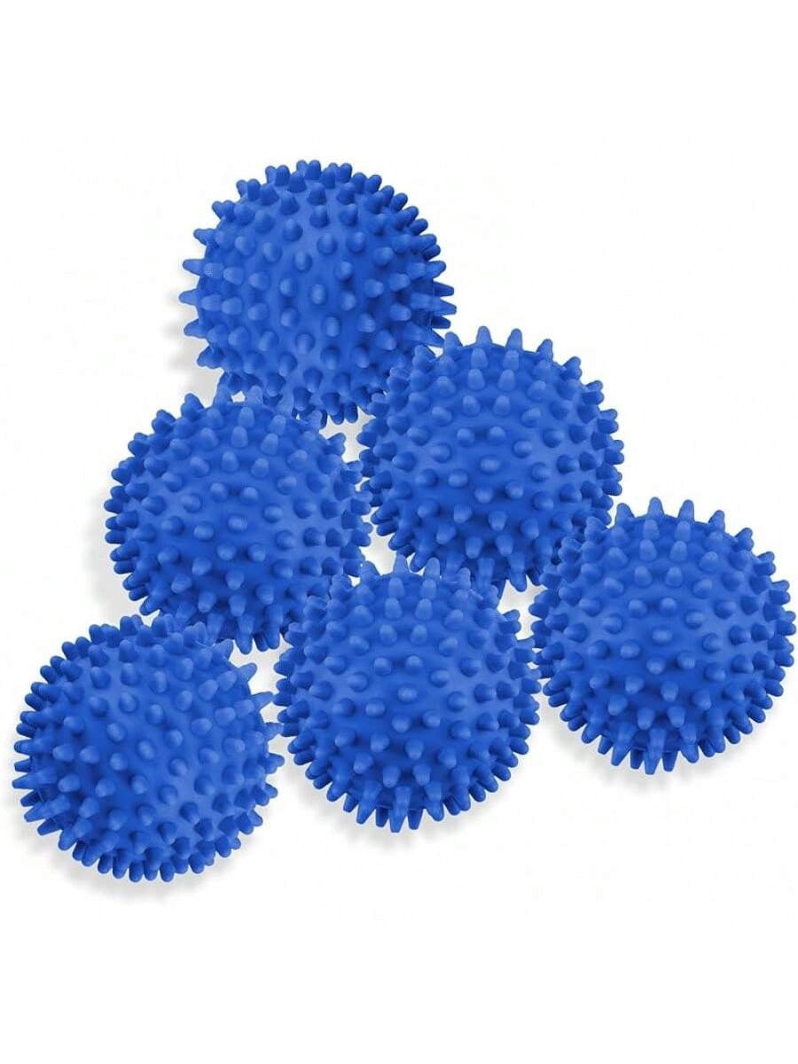 6 Pack Laundry Balls For Dryer Reusable Plastic Pellet Packs Fabric ...
