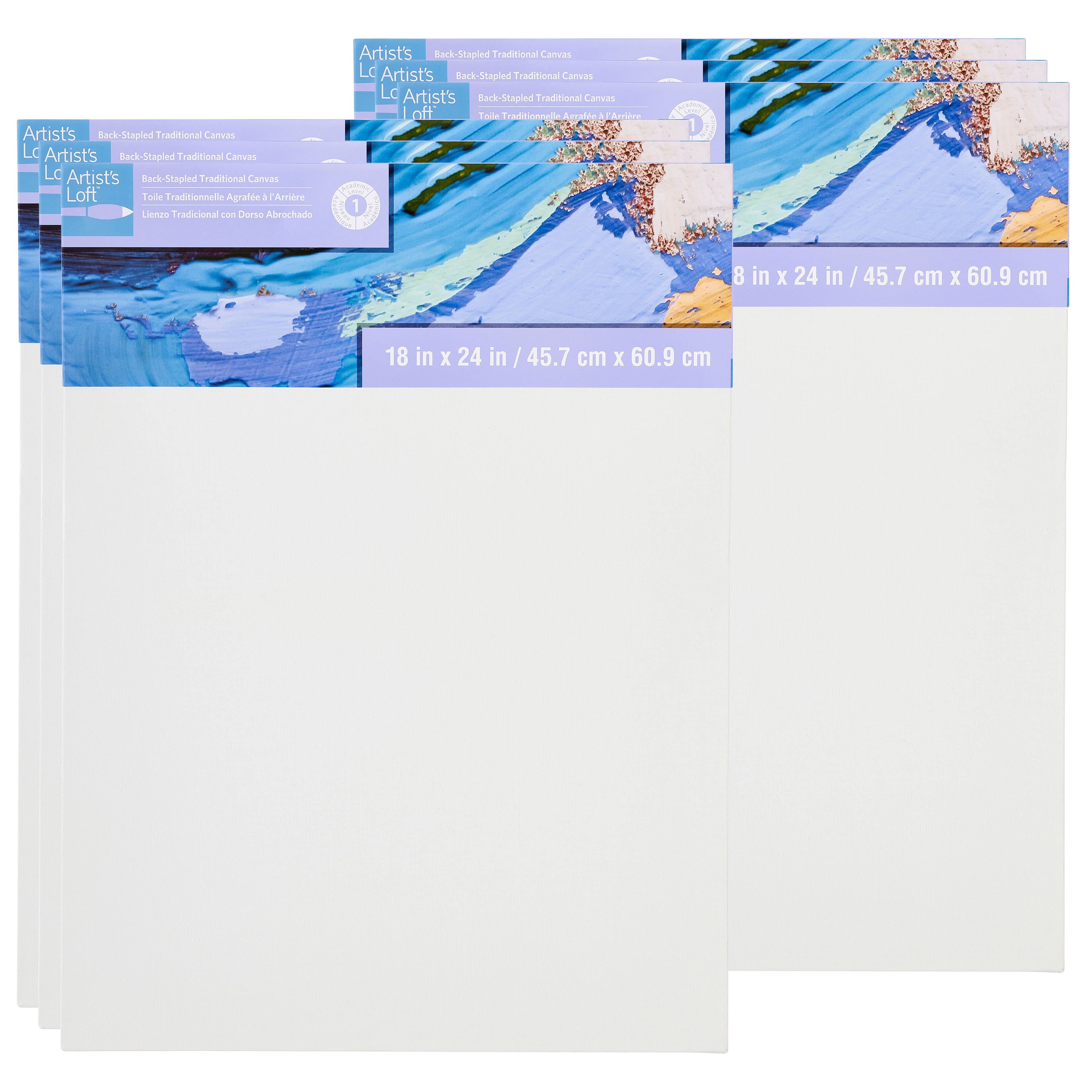 18" x 24" Level 1 Back Stapled Traditional Canvas by Artist's Loft ...