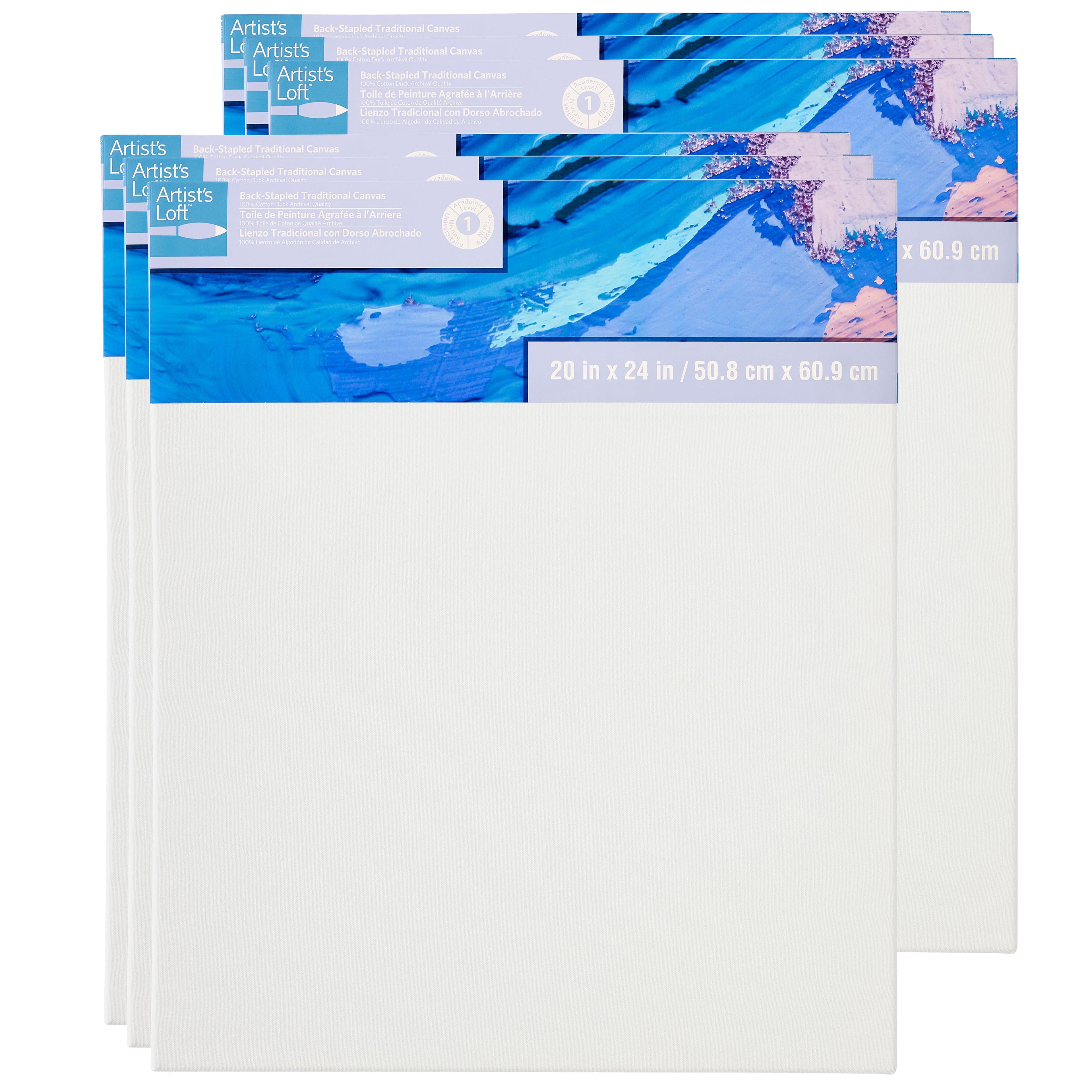 20" x 24" Level 1 Back Stapled Traditional Canvas by Artist's Loft ...