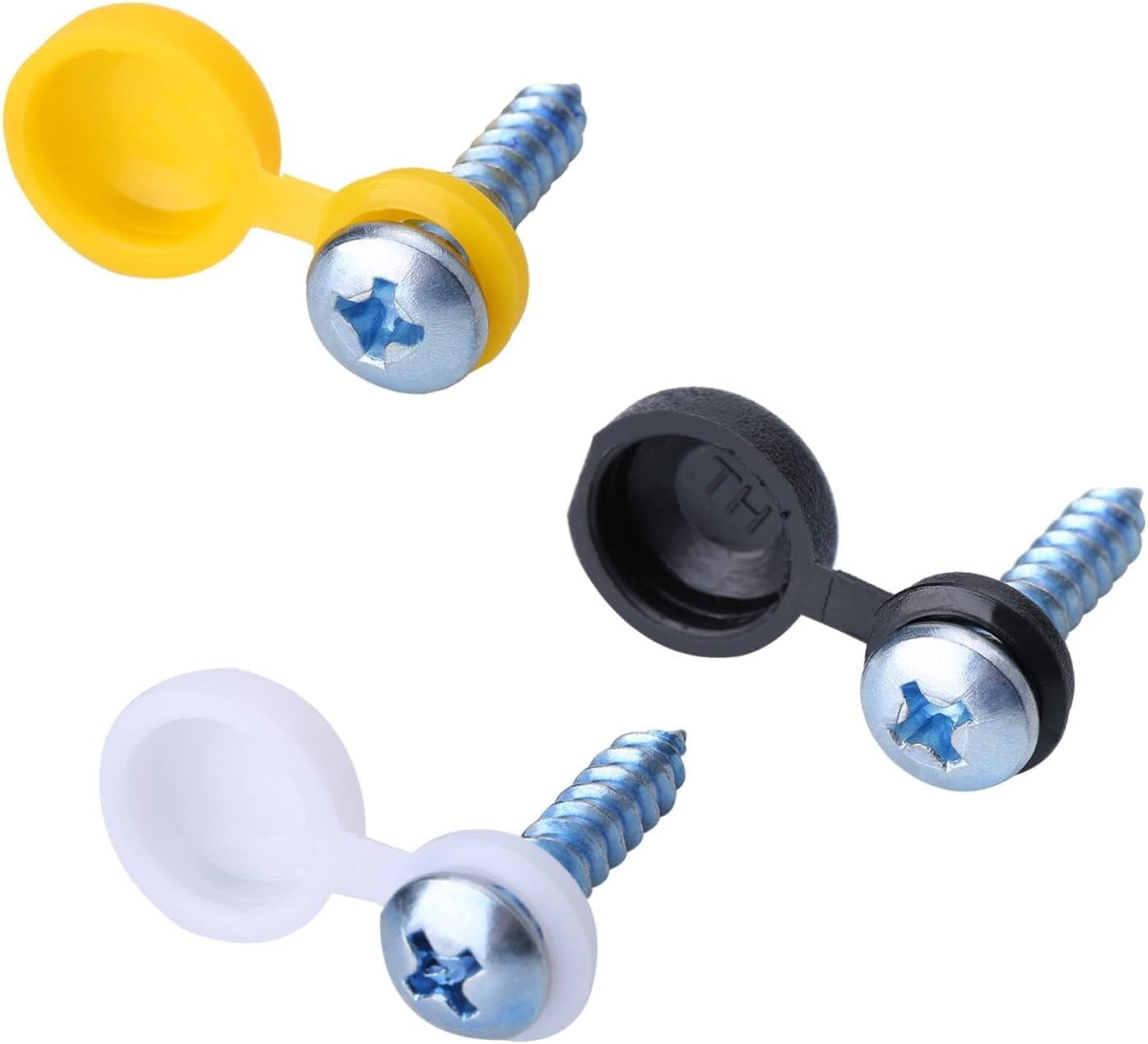 6-Pack License Plate Cap and Screw Accessory Kit - Walmart.com