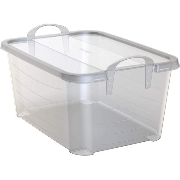 6 Pack Light Duty Stackable Storage Bin, 55 Quart Home Organizer ...