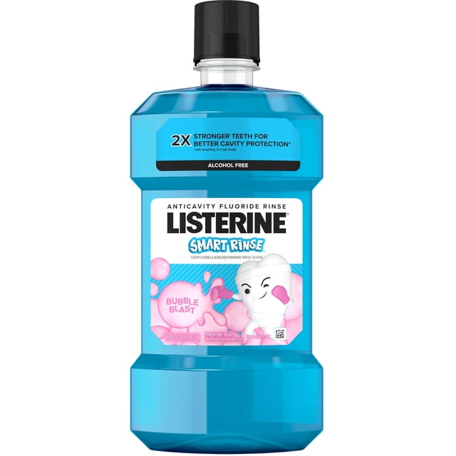 6 Pack - Listerine Smart Rinse Kids Fluoride Anticavity Mouthwash ...