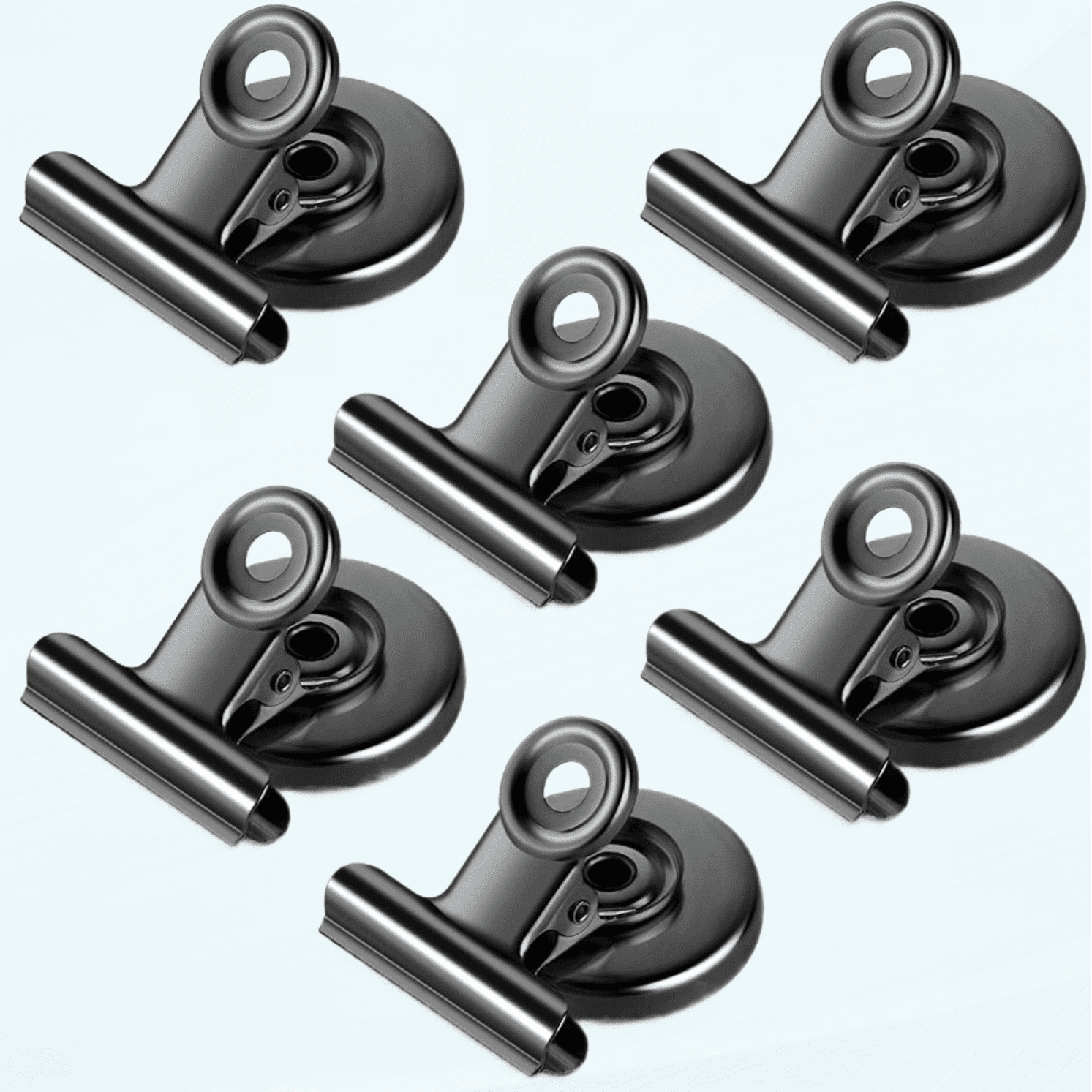 6 Pack Magnetic Clips Strong Refrigerator Magnet Clips with Anti ...