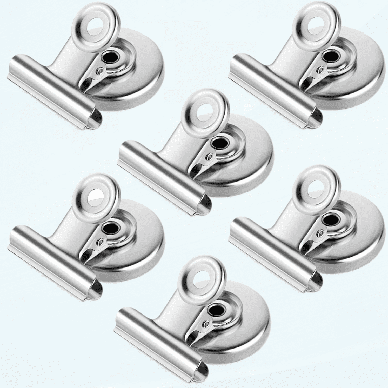 6 Pack Magnetic Clips Strong Refrigerator Magnet Clips with Anti ...