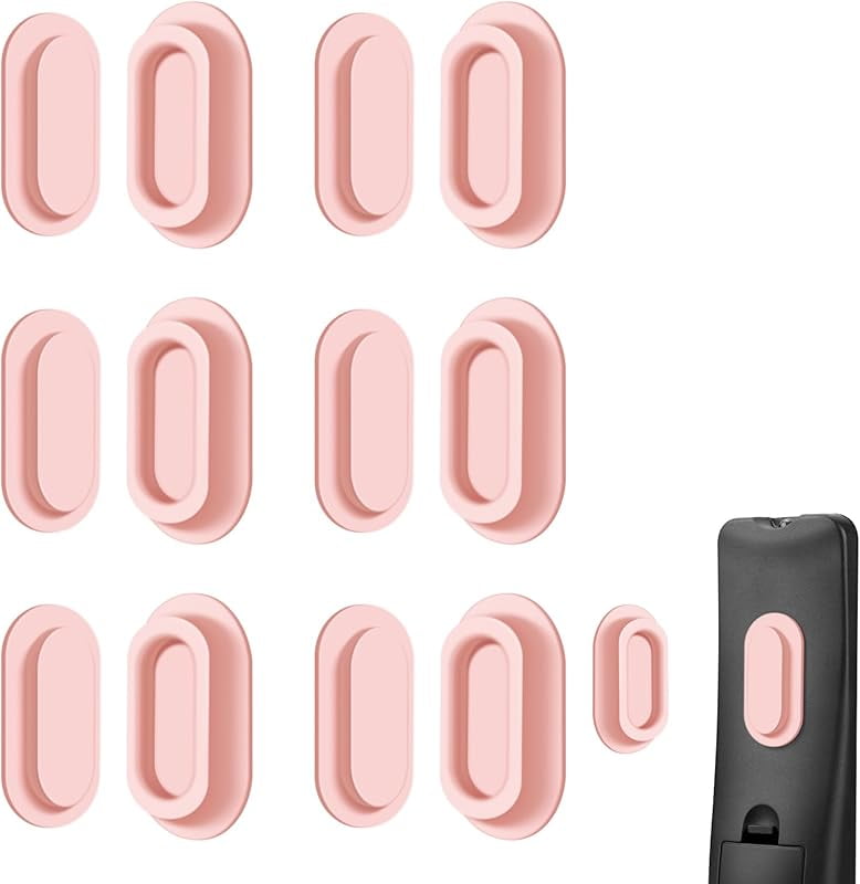 6 Pack Magnetic Remote Control Holder – Upgraded Silicone Magnetic Wall ...