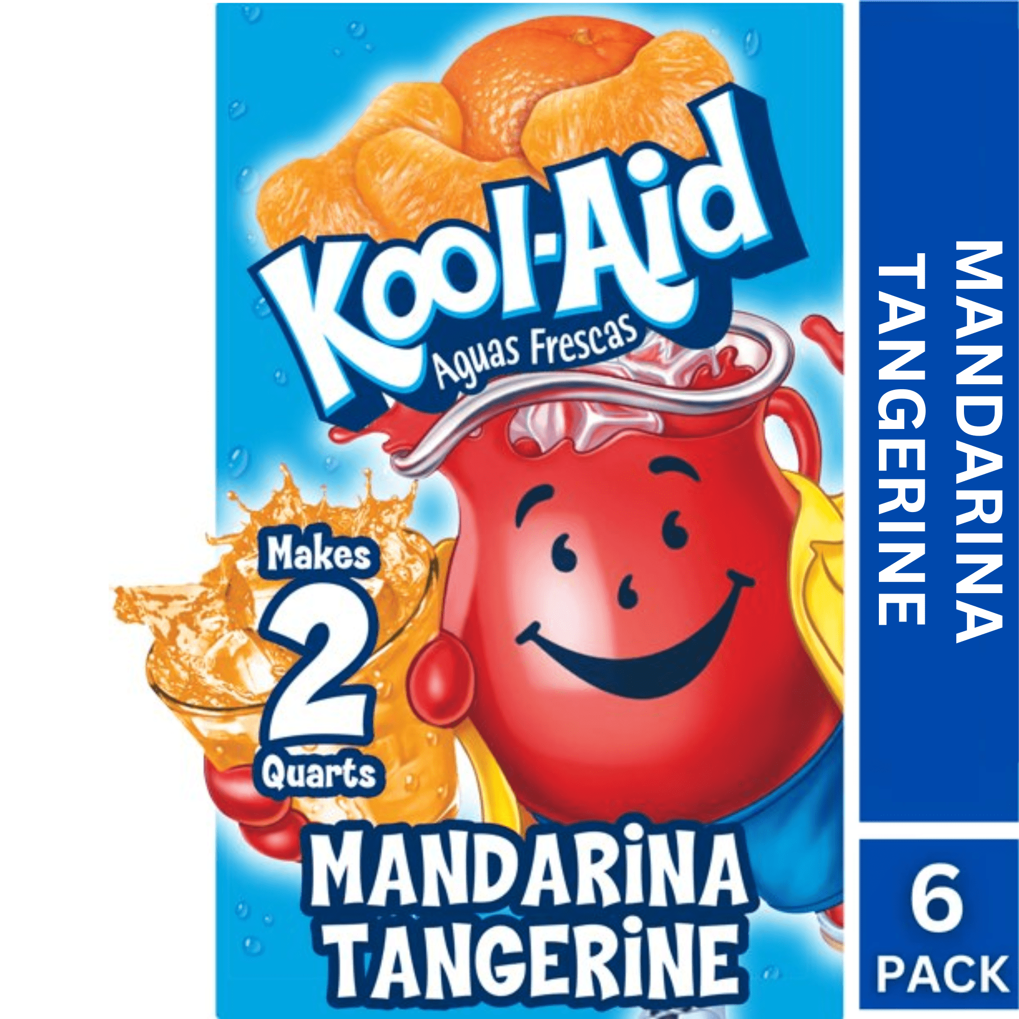 6 Pack Mandarina Tangerine Kool- Aid Unsweetened Artificially Flavored ...