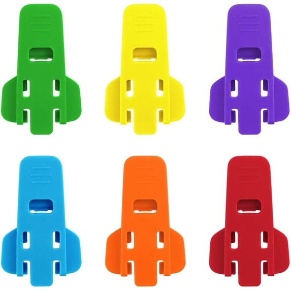 6 Pack Manual Easy Can Opener Soda Can Openers Plastic Beverage Can ...