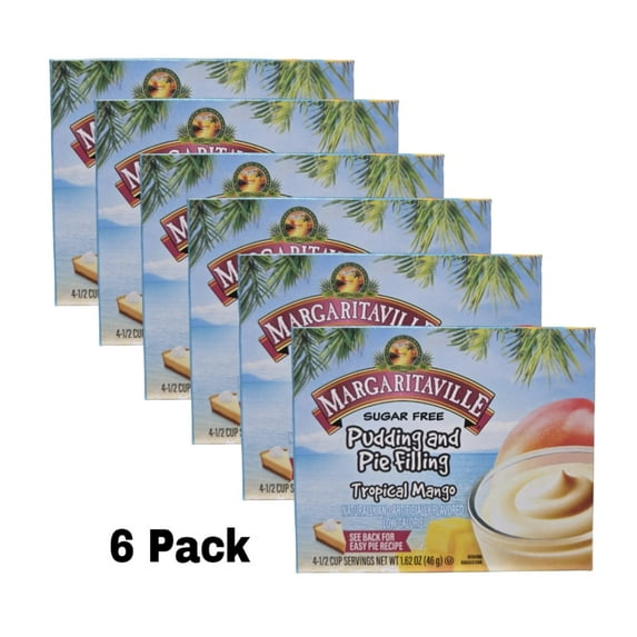 (6 Pack) Margaritaville Sugar Free Pudding and Pie Filling Tropical ...