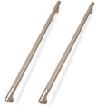 6 Pack Matte Black and Champagne Bronze Cabinet Pulls knurled 5 Inch ...
