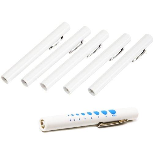 6 Pack Medical Pen Light Nurse Pupil Gauge Doctor First Aid Diagnostic ...