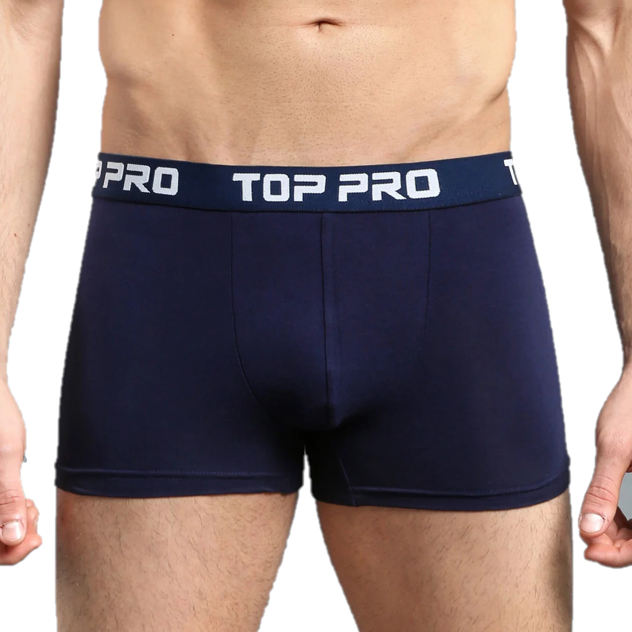 6-Pack Men's Cotton Stretch Boxer Trunks, Navy, L - Walmart.com