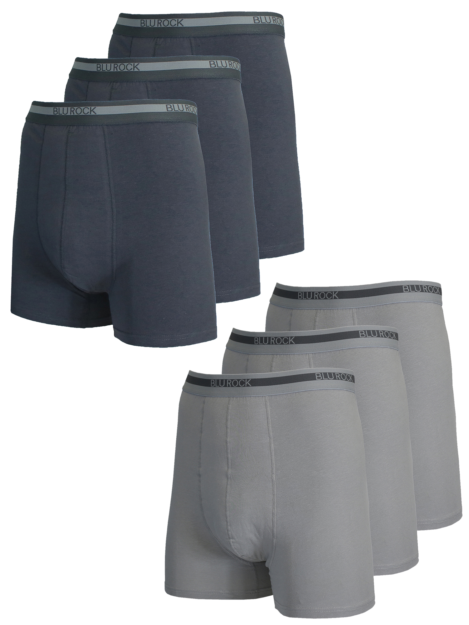 6-Pack Men's Stretch Cotton Boxer Briefs (Sizes, S-2XL) - Walmart.com