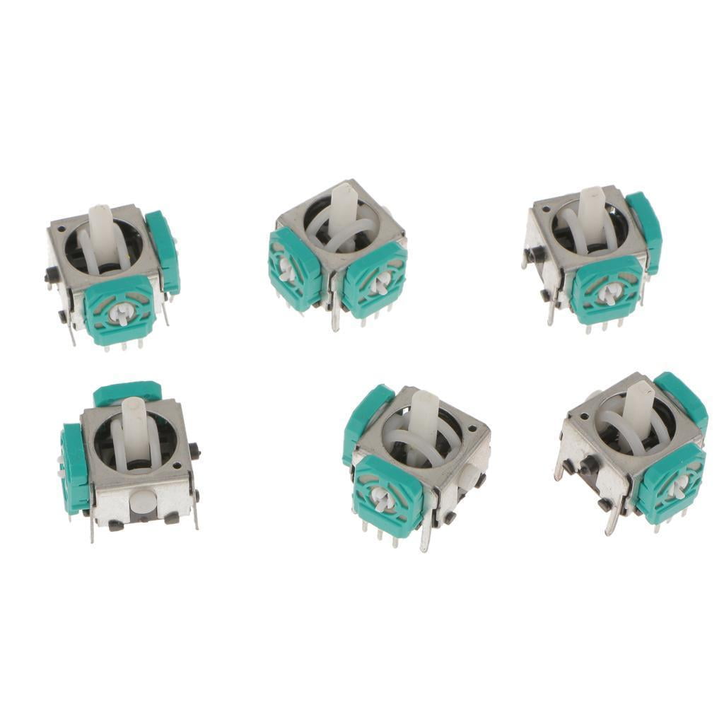 6 Pack Metal Controller 3D Analog Joystick Stick Rocker Switch ...