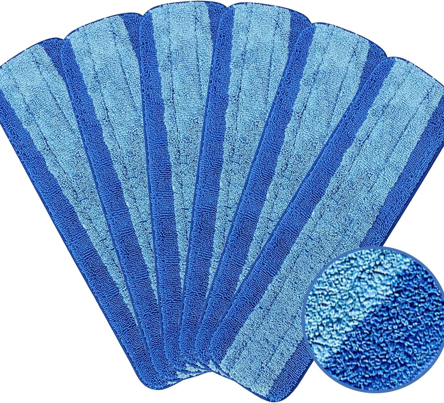 Petitty Microfiber Cleaning Pad for Bona Spray Mop, Multi-Surface, 18x6 ...