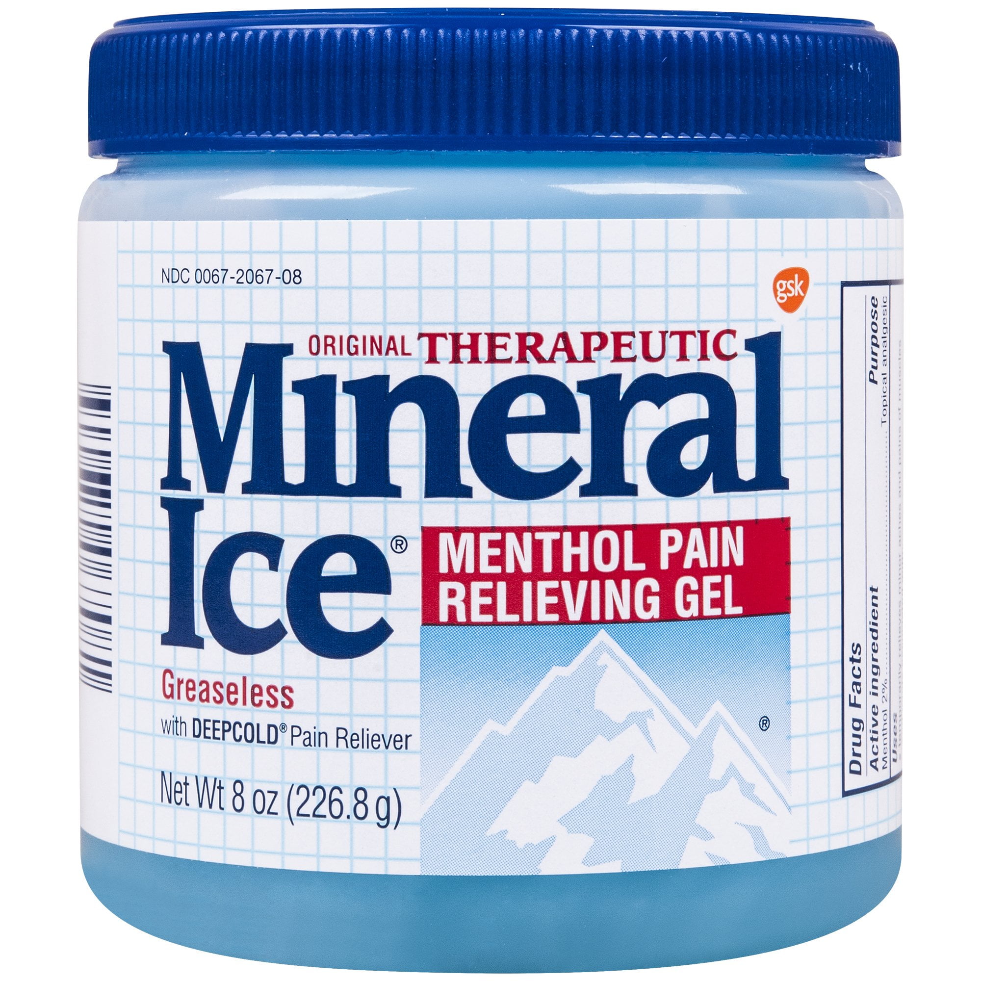 Mineral Ice 6 Pack - Original, Greaseless Menthol Pain Reliever Gel, 8 ...