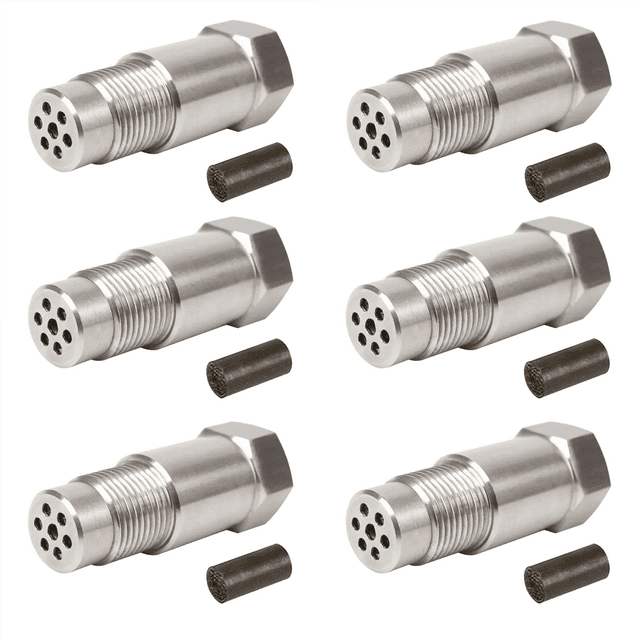 6 Pack Mini Catalytic Converter Oxygen Sensor Car Rear Engine Exhaust ...