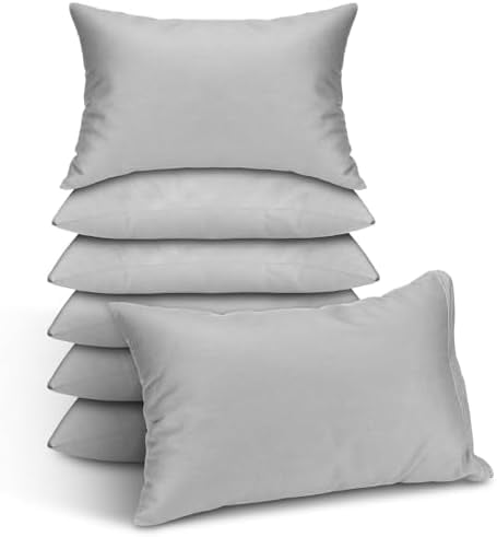 6 Pack Mini Pillows Bulk Small Pillows 14"x9" Soft Travel Nap Pillow ...