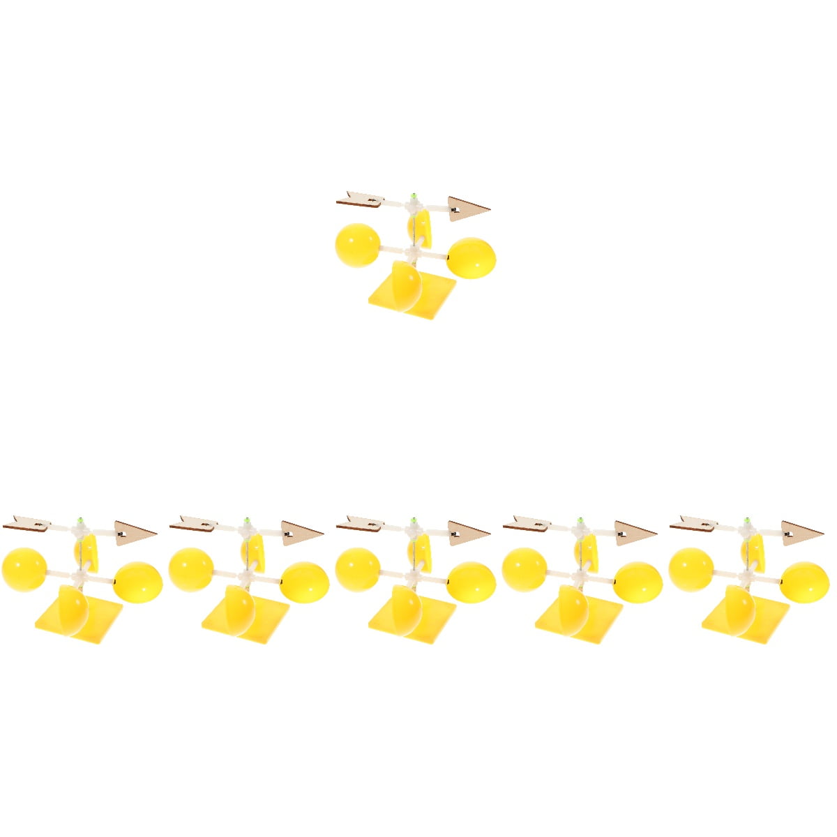 6 Pack Models Assembly Wind Vane STEM Toy for Kids Wooden Toys Animal ...