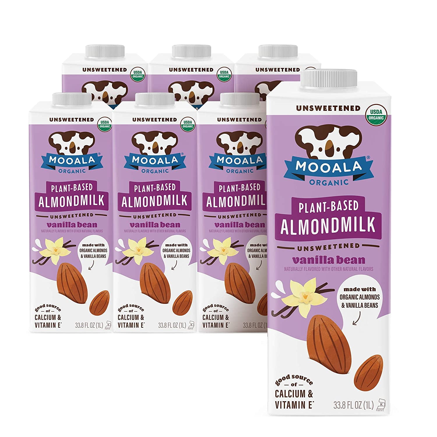 (6 Pack) Mooala Almond Milk, Original Milk, 48 Fl Oz - Walmart.com