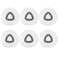 6 Pack Mop Replacement Heads for Spin Mop, Microfiber Spin Mop Refills ...