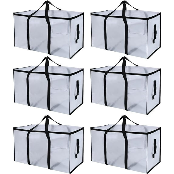 6 Pack Moving Bags Heavy Duty, Extra Large Moving Bags, Moving Supplies ...