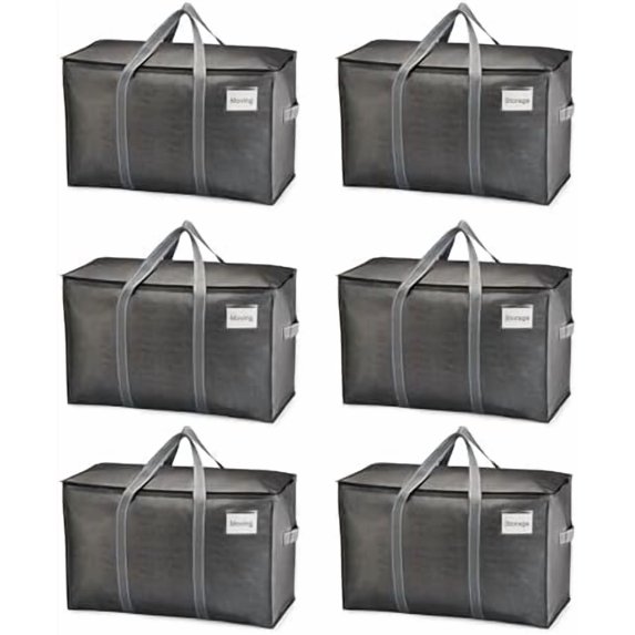 6 Pack Moving Bags, Heavy Duty, Moving Boxes Alternative, Packing ...