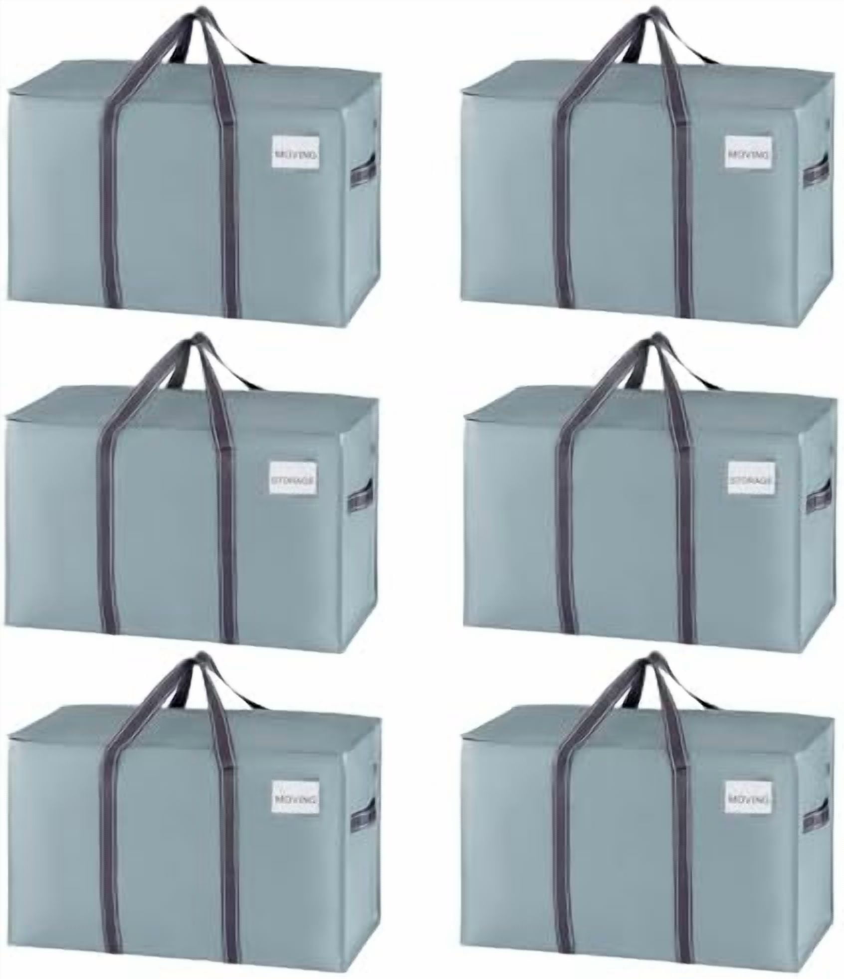 6 Pack Moving Bags, Heavy Duty, Moving Boxes Alternative, Packing ...