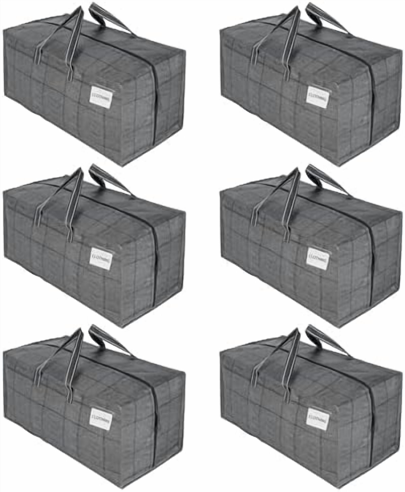 6 Pack Moving Bags w/Backpack Straps, Heavy Duty, Moving Boxes ...
