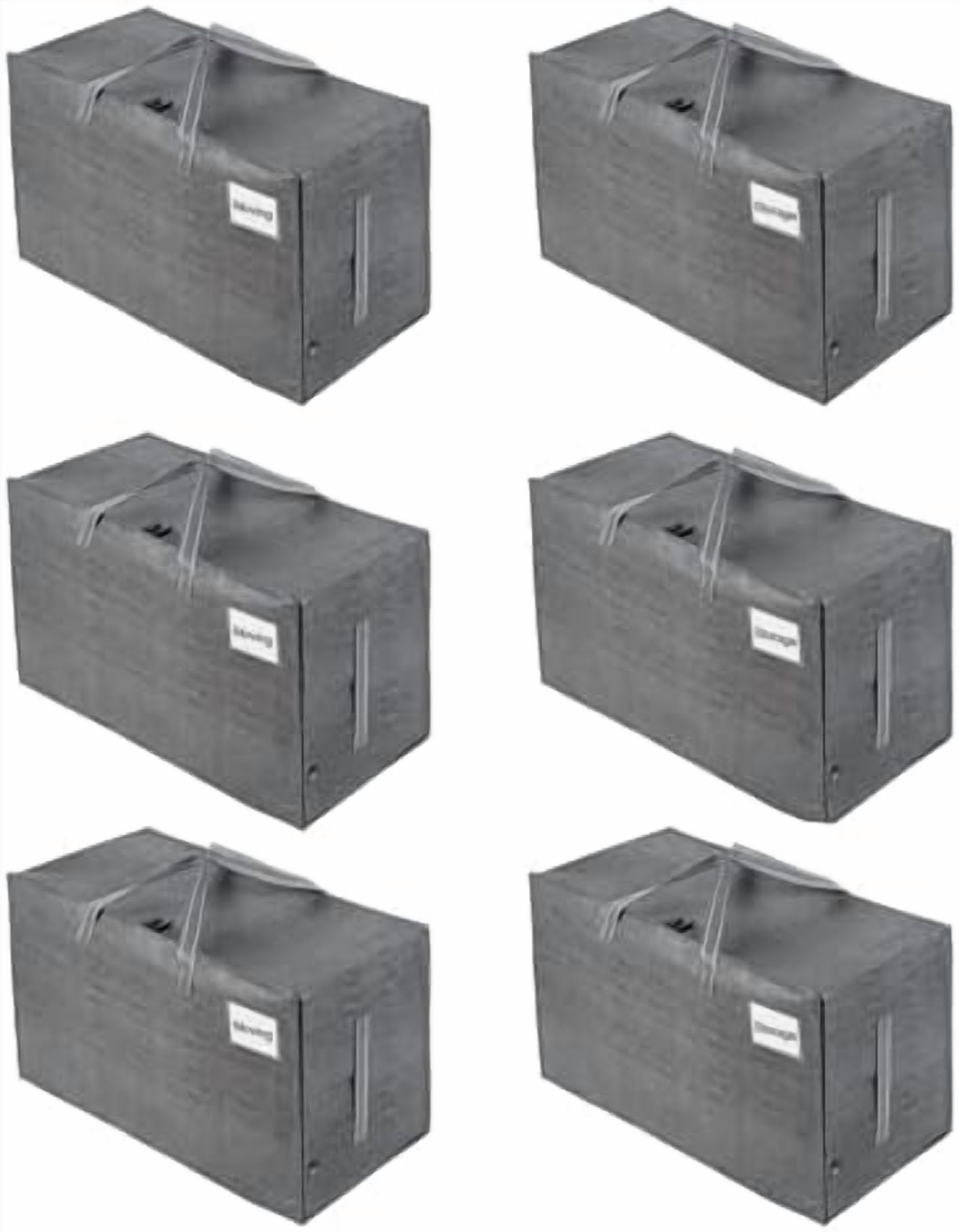 6 Pack Moving and Storage Bags, Heavy Duty, Alternative to Moving Boxes ...