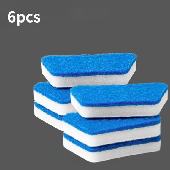 6 Pack Multipurpose Cleaning Sponge Replacement Heads - Soft, Durable ...