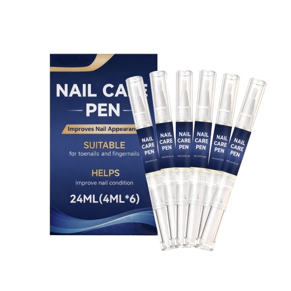 6 Pack Nail Care Pen Set for Toenails Fingernails Nail Condition ...