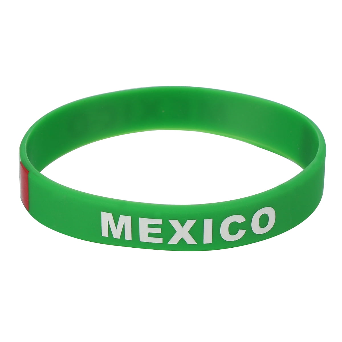 6 Pack National Flag Silicone Wristbands - Walmart.com