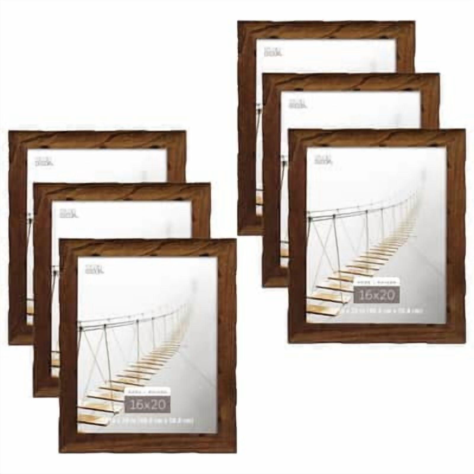 Studio Decor Home Natural Pine Frame, 6 Pack - Walmart.com