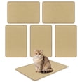 6 Pack Natural Sisal Cat Scratching Mats, 24 x 16 Inch Anti-Slip Latex ...