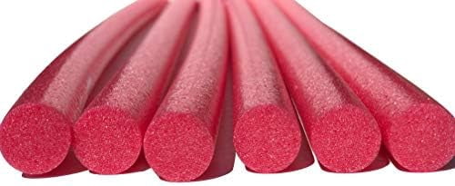 6 Pack No Hole Extra Long Deluxe Solid Core Pool Noodles … - Walmart.com