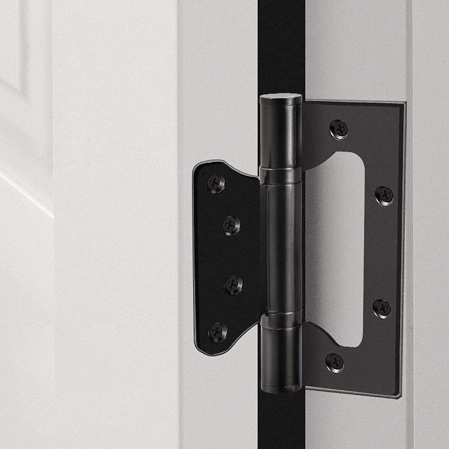 6 Pack Non-Mortise Door Hinges - Easy to Install, 4 x 3 Stainless Steel ...