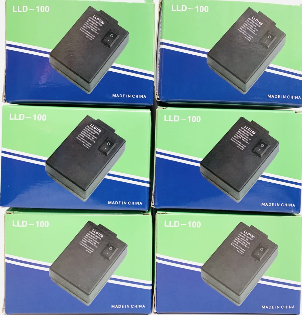 6-Pack Norstar 100 Watt Step Down Power Converter 220v To 110v Voltage ...