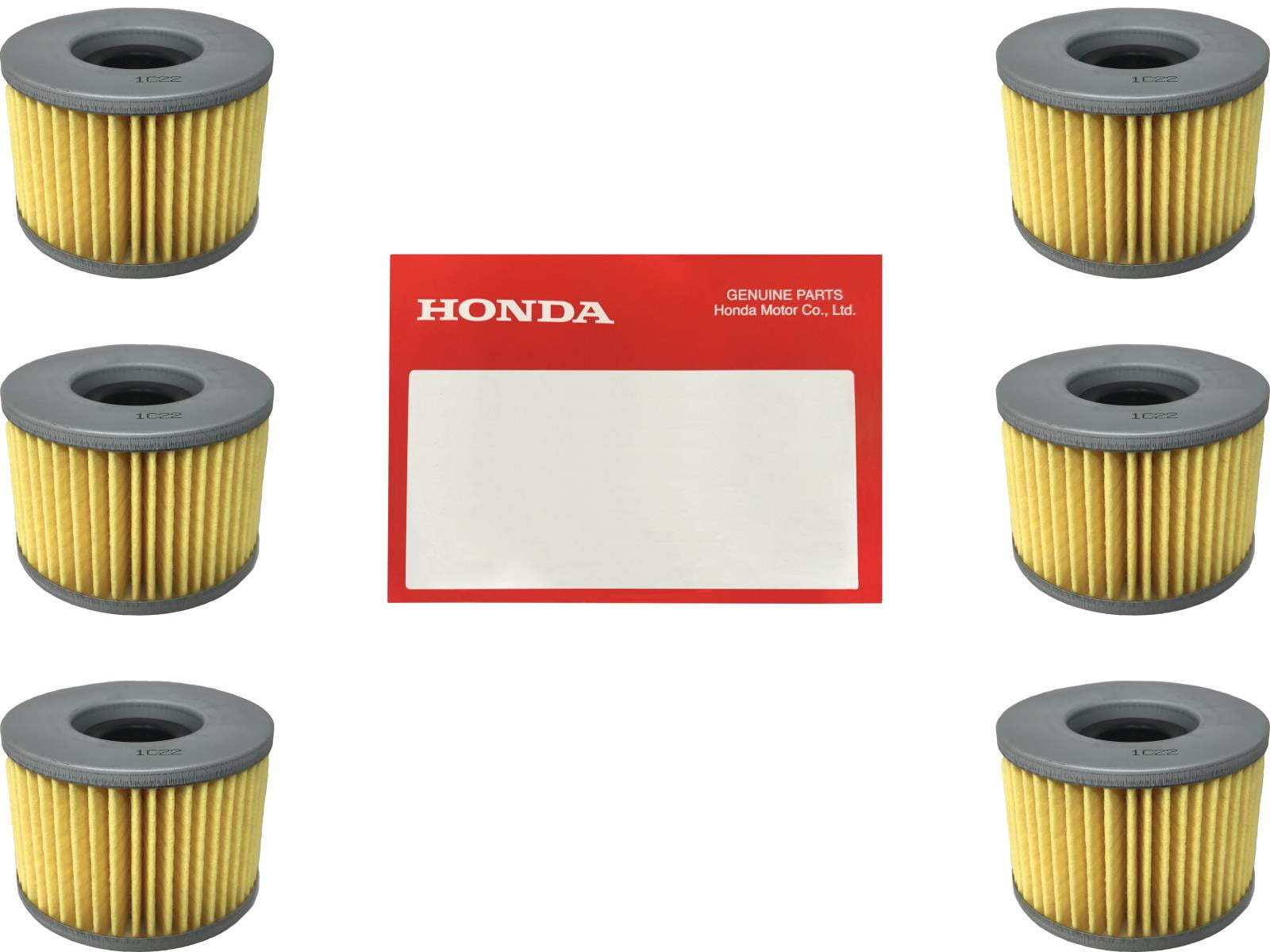 6 Pack OEM Honda Oil Filter 15412-KEA-003 Fits - 2001-2018 TRX, Pioneer ...