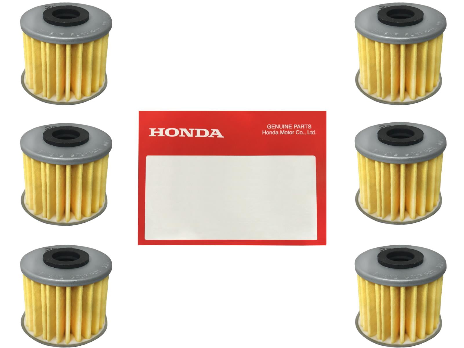 6 Pack OEM Honda Oil Filter 15412-MGS-D21 Fits - Talon / Pioneer / CRF ...