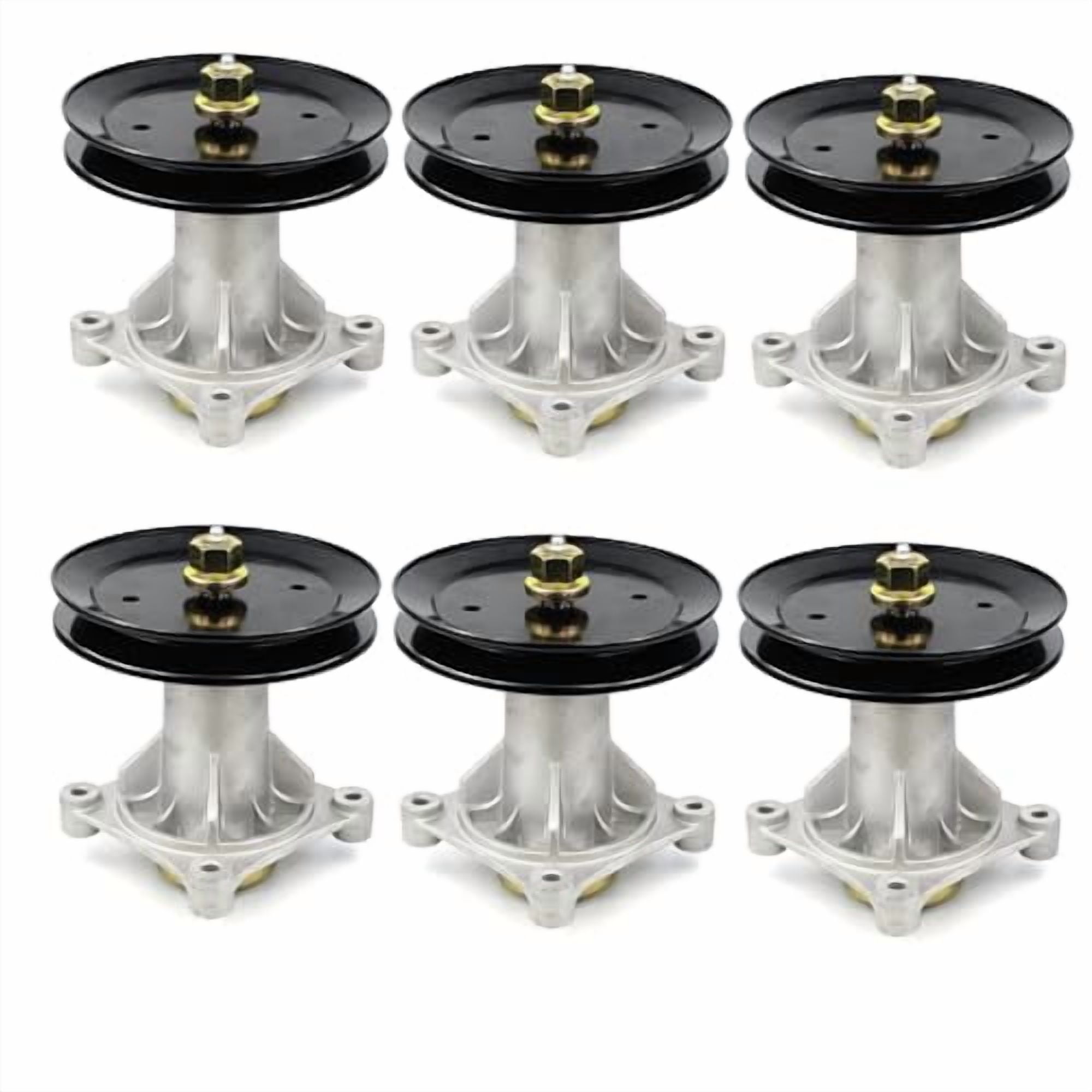 (6 Pack) OEM Replacement Spindle Assembly with Pully Compatible with ...
