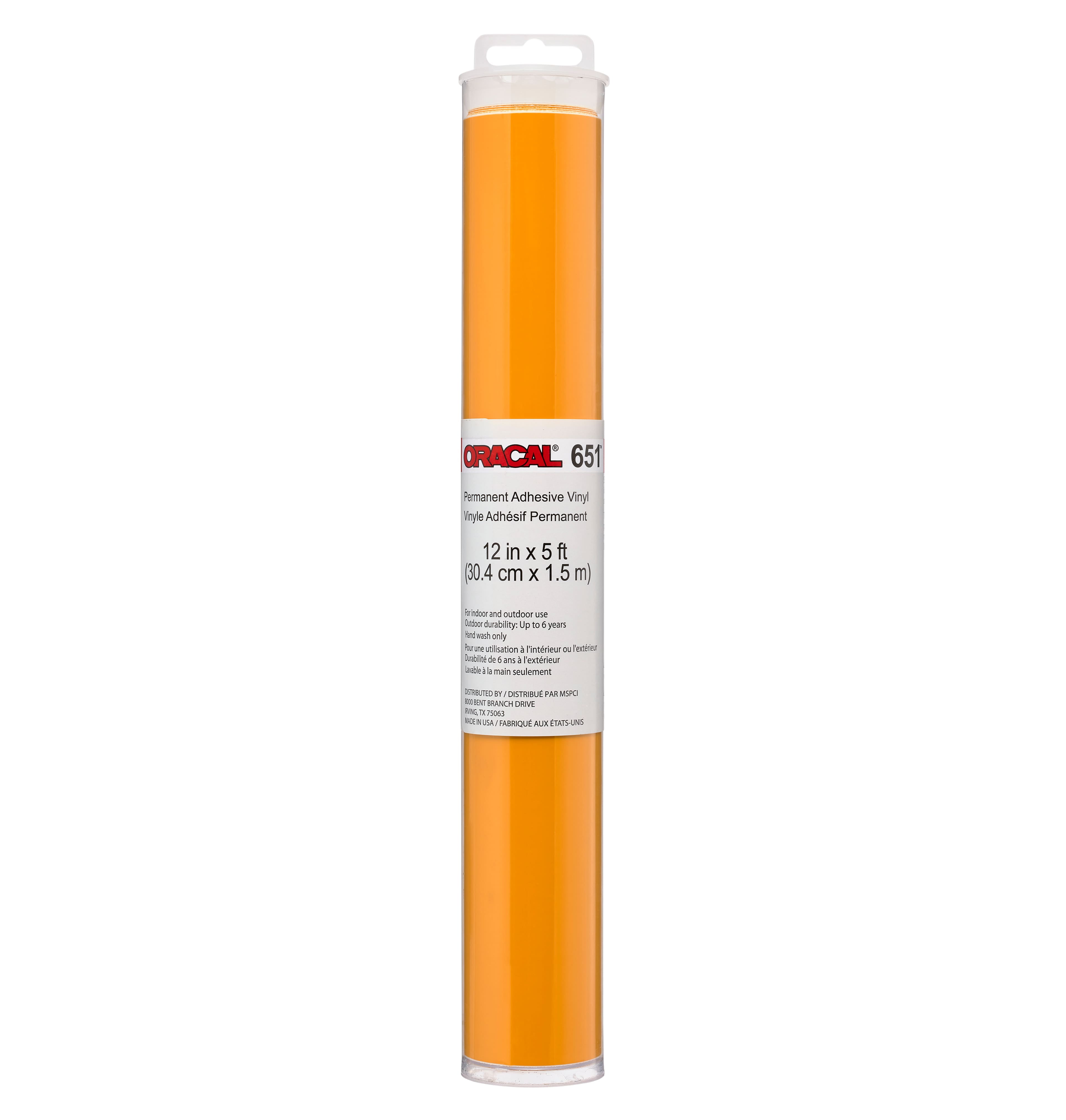 6 Pack: ORACAL® 651 Permanent Adhesive Vinyl - Walmart.com