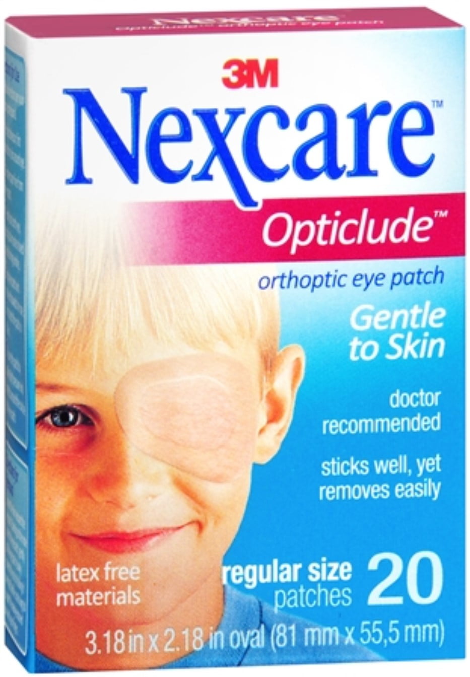 Opticlude Orthoptic Medical Adhesive Eye Patches, Regular Size, 6 Pack ...