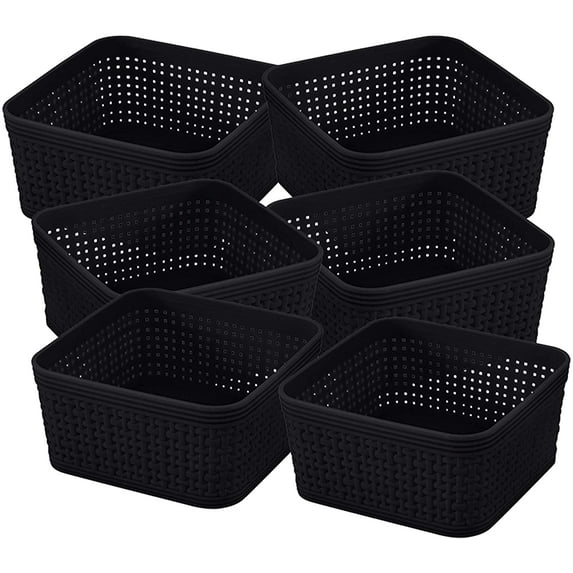 6 Pack Organizing Set | Square Bins | Multipurpose | Office | Desk ...