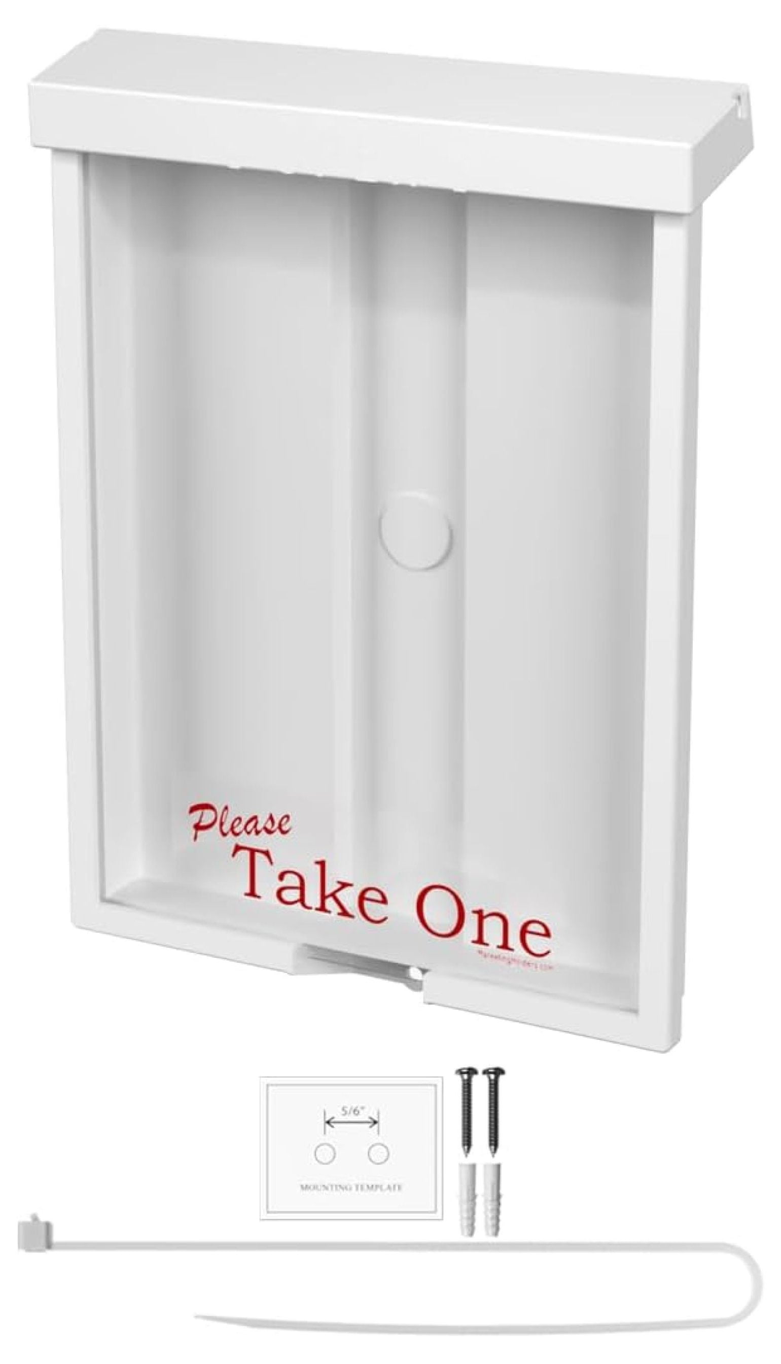 6 Pack Outdoor Brochure Holder Flyer Box with Hardware for 8.5" x 11 ...