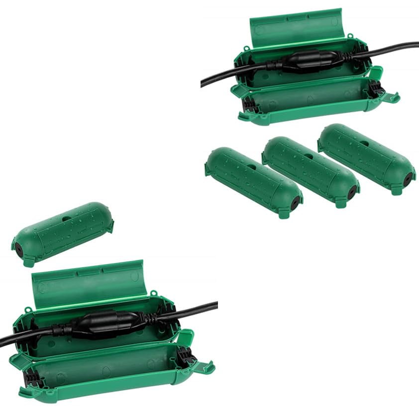 6 Pack Outdoor Extension Safety Cord Cover, IP44 Waterproof Box and ...